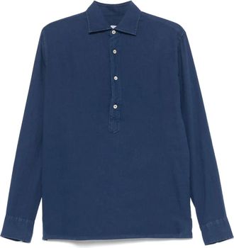 Alessandro Gherardi chemise &agrave; manches longues - Bleu