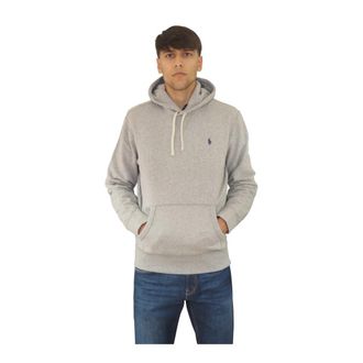 Ralph Lauren Logo Hoodie - - Sweatshirts & Hoodies - Herren - Grau - M