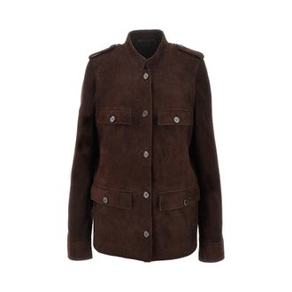 Prada Suede leather jacket Woman 42