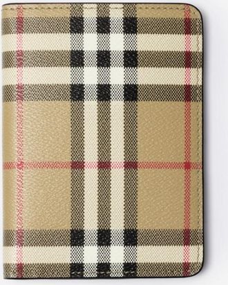 Burberry &Eacute;tui pour passeport Check