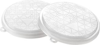 Metaltex Mehrweg Joghurtdeckel 2er Set, wiederverwendbare Deckel f&uuml;r 500g Joghurt & Skyr Becher