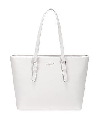 David Jones Sac &agrave; Main Shopping Femme Grand Format - Grand Cabas - Id&eacute;al sac cours - Cabas Fourre-Tout Cuir PU Anse Longue - Shopper Grande Capacit&eacute; A4 - Sac Etud