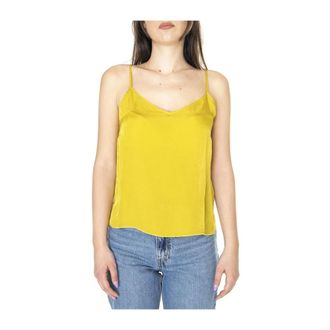 Alessia Santi Canotta - - Tops - Damen - Gelb - S