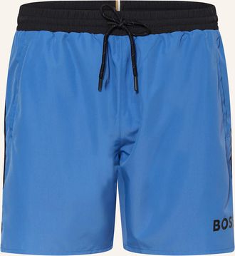 HUGO BOSS Badeshorts Starfish blau