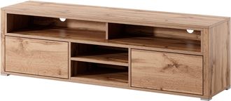 Selsey Mario - TV-Lowboard Fernsehschrank Wotan Eiche in Matt 137 cm