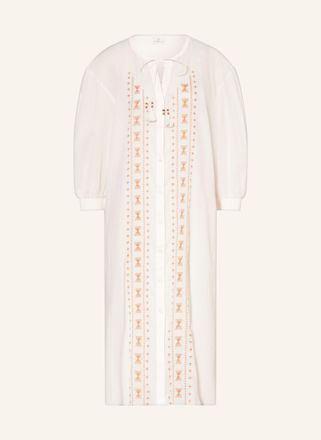 Watercult Watercult Strandkleid Coastal Bohemia Mit Stickereien weiss