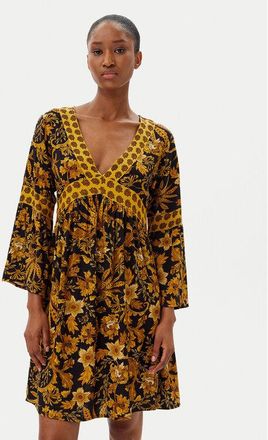 Selmark Sommerkleid BM298 Schwarz Relaxed Fit