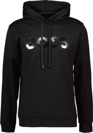 HUGO BOSS Homme, Sweatshirts et sweats &agrave; capuche, Noir, Taille: 2XL Felpa