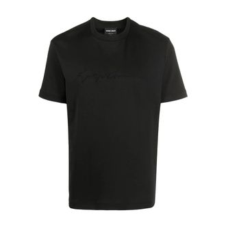 Giorgio Armani T-Shirts - - Tops - Herren - Schwarzk - XL