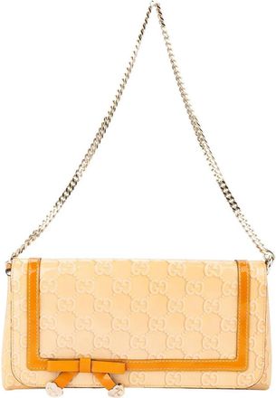 Gucci Crossbody Bags - Gucci Patent Leather Heart Shoulder Flap Bag - Gr. unisize - in Bunt - f&uuml;r Damen