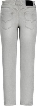 Guess Jean droit en coton m&eacute;lang&eacute;