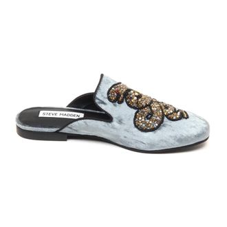 Steve Madden Samt Hellblau/Graue Schuhe - - Shoes - Damen - Grau - 35 1/2 EU