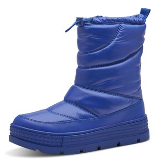 Tamaris Damen Boots Vegan Winter gef&uuml;ttert; ROYAL/blau; 38 EU