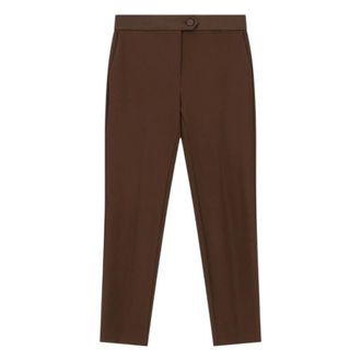 Imperial Femme, Pantalons, Brun, Taille: 44 FR Pvn2Law Cropped Pantalons