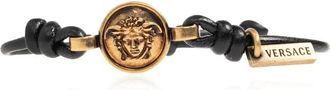 Versace Medusa Lederarmband - - Accessories - unisex - Schwarzk - ONE SIZE