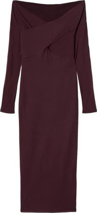 AllSaints Delta - Robe en jersey - Rouge bordeaux