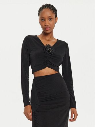 Vicolo Bluse US0025 Schwarz Slim Fit