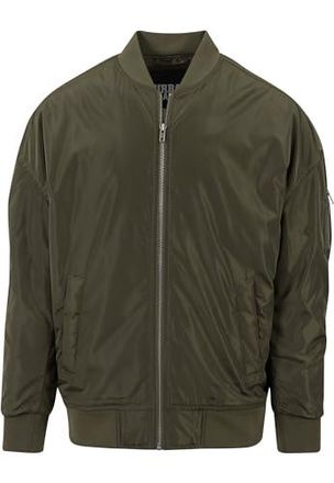 Urban Classics Oversized Bomber Jacket Veste, Vert (Darkolive 551), L Homme