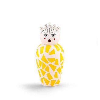 Seletti Canopie Rosio Vase Jaune avec Couvercle