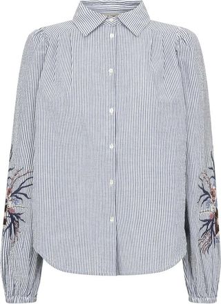 Mos Mosh MOS Mosh, Femme, Blouses et Chemises, Bleu, Taille: 36 FR Chemises