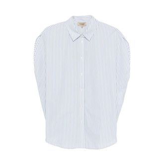 Woolrich Femme, Blouses et Chemises, Bleu, Taille: 42 FR Chemise ray&eacute;e