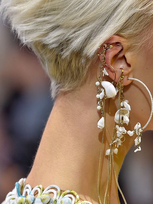 boucle d'oreille coquillage Zimmermann printemps été 2018