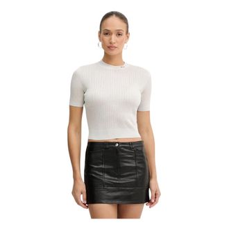 A|X Armani Exchange Ripp-T-Shirt - - Knitwear - Damen - Grau - L