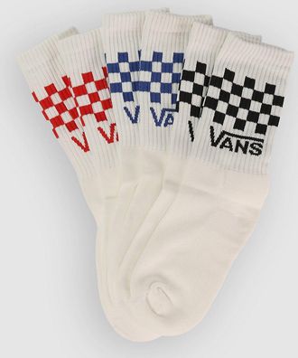 Vans Classic Crew 3Pack Kids Socken white