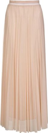 Forte_Forte Femme, Jupes, Beige, Taille: 36 FR Gonna Lunga Plisse