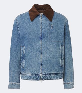 Ami Veste Ami de Coeur en denim