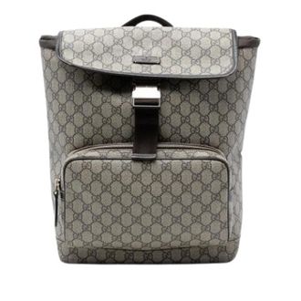 Gucci unisex, Pre-owned, Beige, Taille: ONE Size Sac &agrave; dos en toile Pre-owned