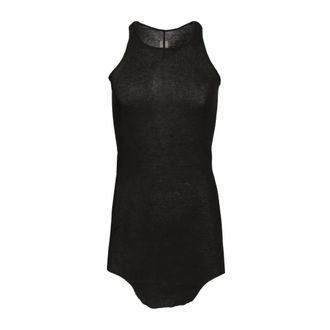 Rick Owens Basic Rib Tank - - Tops - Herren - Schwarzk - M