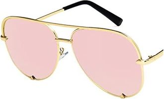 Generic Lunettes de soleil rétro en métal pour hommes et pour femmes, conduite en plein air (couleur : F, taille : 1) 2026, F, Taille unique