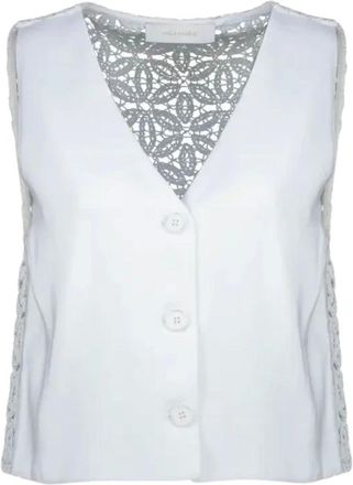Am&eacute;lie & Am&eacute;lie Femme, Blouses et Chemises, Blanc, Taille: 42 FR Carlita Deb