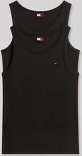 Tommy Jeans Slim Fit Tank Top aus reiner Baumwolle im 2er-Pack