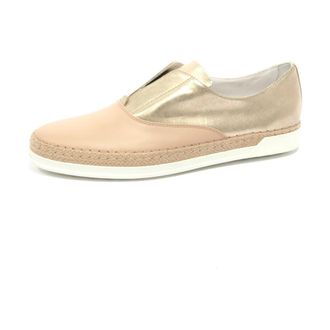 Tod's Rafia Lederschuhe- Made in Italy - - Shoes - Damen - Beige - 36 EU