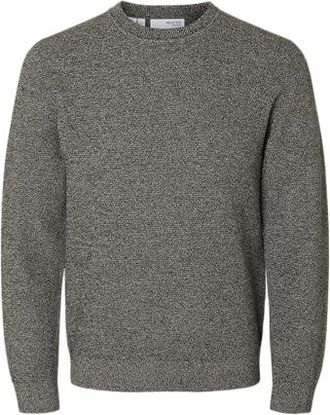 Selected Pull Ras du Cou 100% Coton Black L Black 1 L