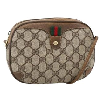 Gucci Sac bandouli&egrave;re GG Canvas Pre-owned - Femme - Pre-owned - Beige - Taille: ONE Size