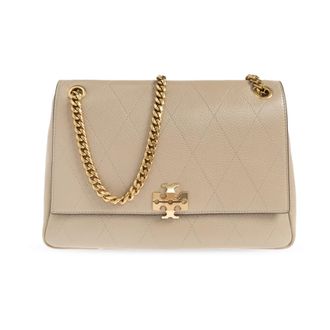 Tory Burch Charlie Umh&auml;ngetasche - - Bags - Damen - Beige - ONE SIZE