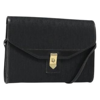 Dior Pre-owned Trotter Schultertasche - - Pre-owned - Damen - Schwarzk - ONE SIZE