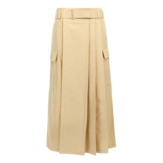 Kenzo Femme, Jupes, Beige, Taille: 36 FR Cargo Long Skirt