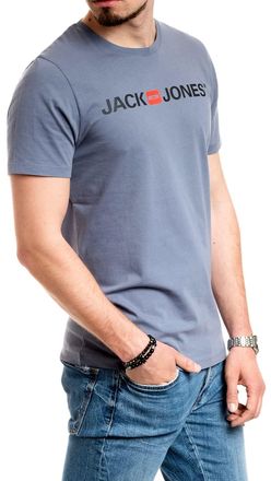 Jack & Jones Herren Jjecorp Logo Tee Ss Crew Neck Noos T-Shirt (China Blau (Blau), XXL)