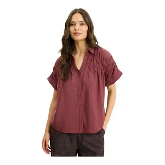 In Front IN Front, Femme, Blouses et Chemises, Violet, Taille: 44 FR Chemises