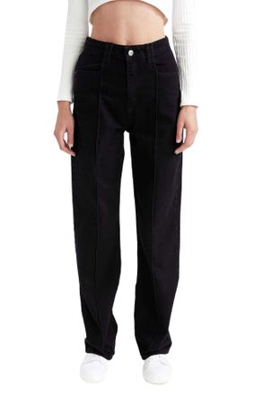 DeFacto Jeans Damen - Damen Denim HosenBLACK,32