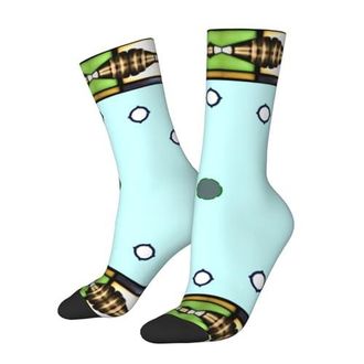 Generic Équipage Chaussettes Style De Verre Arts And Crafts Chaussettes De Sport Homme Respirantes Confortables Planche À Roulettes Bonneterie, Pour Course À 