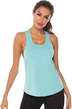 Generic D&eacute;bardeur basique &agrave; dos nageur pour femme - Style sportif sans manches - Coupe ample - Solide - Y2K - Tendance - Pour printemps - Style athl&eacute;tique - D