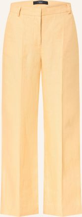 Max Mara Weekend Max Mara Marlenehose Malizia Aus Leinen gelb