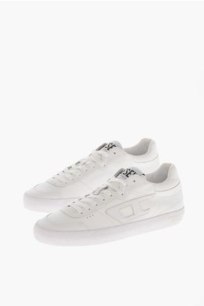 Diesel Leather Low-Top Sneakers S-LEROJI Solid-Color With Tone-On-T size 35,5