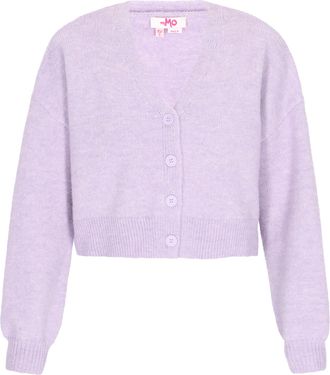 Mymo Strickjacke Frauen Fliedermeliert