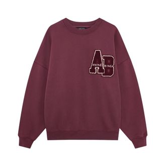 Anine Bing Sweatshirt - - Sweatshirts & Hoodies - Damen - Rot - XS